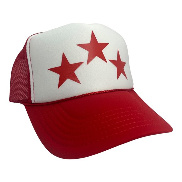 OTTO | Accessories | New Vintage Style Triple Star Three Stars Red ...